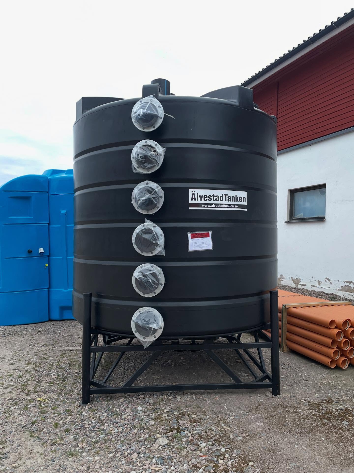 Konisk tank 10 m3 till inomhusodling - Älvestad-Tanken AB